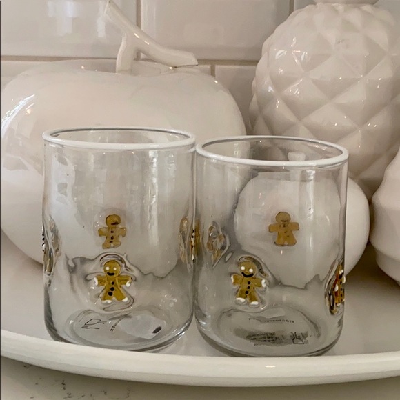 Anthropologie | Dining | Anthropologie Jovie Gingerbread Juice Glasses ...